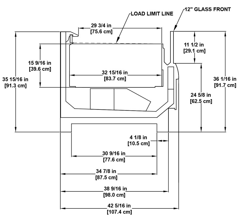 OWEZV Single Deck Wide Island Frozen Foods Display Case – Hillphoenix