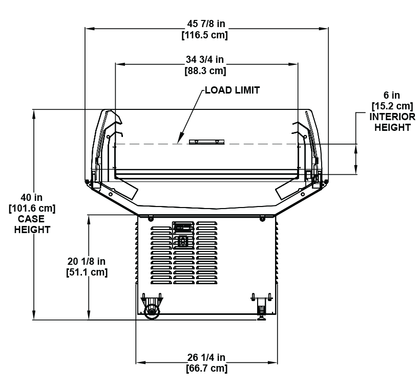 MIDA Self-Contained Mobile Island Display Case – Hillphoenix