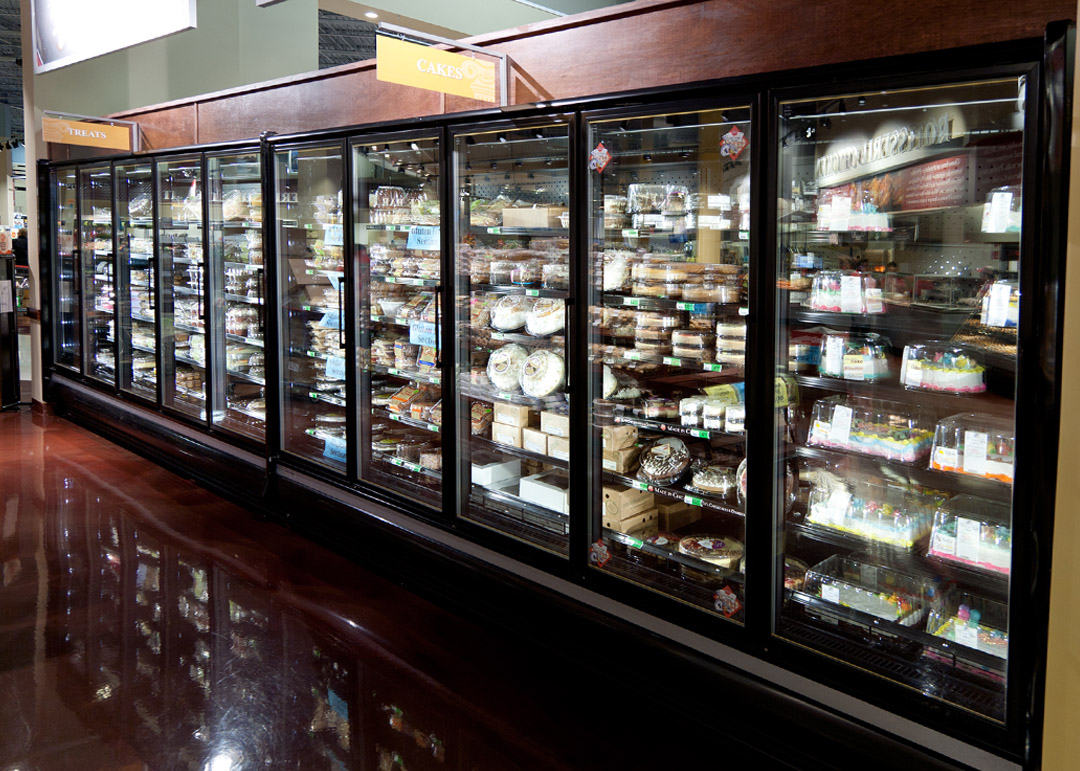 ORZH and ONRZH High Narrow Glass Door Reach-In Frozen Food Display ...