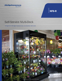 NFD-R Reach-In Refrigerated Self-Service Floral and Wine Display Case ...