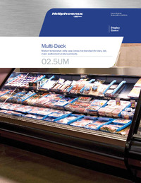 O2.5UMA-NRG Multi-Deck Mobile Self-Contained Medium Temperature ...