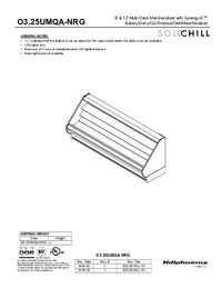 O3.25UM-NRG Three-Deck Display Cases – Hillphoenix