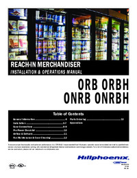 ORB and ONRB Glass Door Reach-In Beverage Display Cooler – Hillphoenix