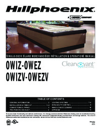 OWIZVL Single Deck Wide Island Frozen Foods Display Case – Hillphoenix
