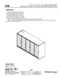 VNRB Glass Door Reach-In Low Temperature | Display Case – Hillphoenix