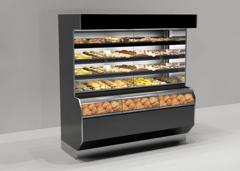 banana bread display case